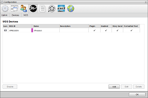 Ross Video OverDrive NRCS plugin Configuration for Ross Video Inception
