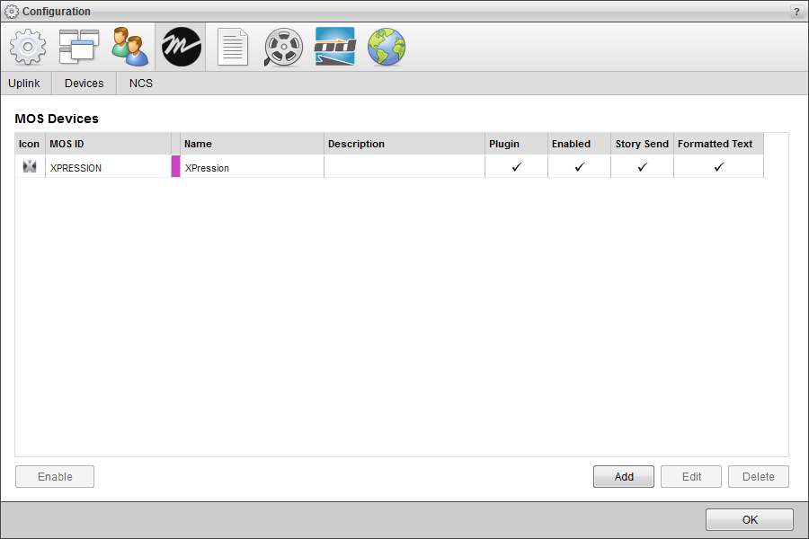 Ross Video OverDrive NRCS plugin Configuration for Ross Video Inception