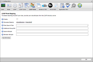 Map to LDAP Group (Role) Data