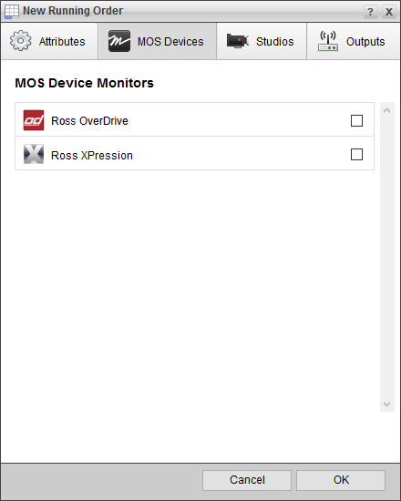 Select the MOS Devices to Monitor Your NCS Running Order