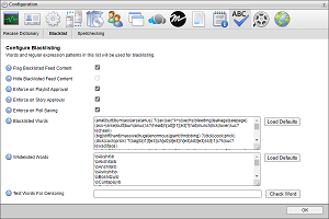 Configure Content Blacklisting