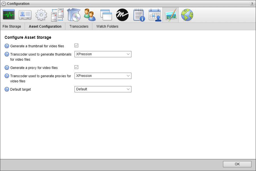 Configure Asset Storage